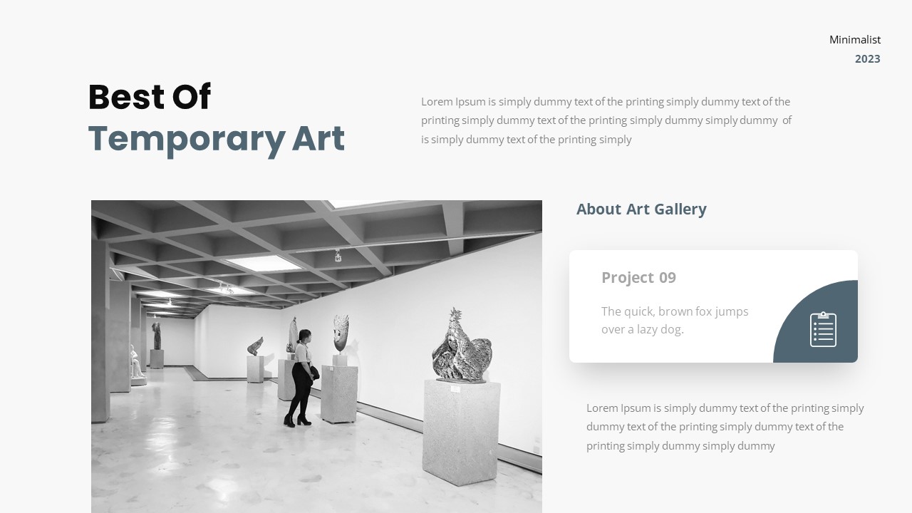 Art Gallery Presentation Template, Presentation Templates | GraphicRiver