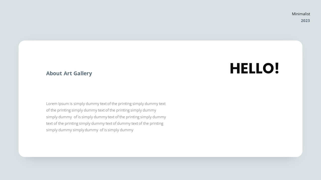 Art Gallery Presentation Template, Presentation Templates | GraphicRiver