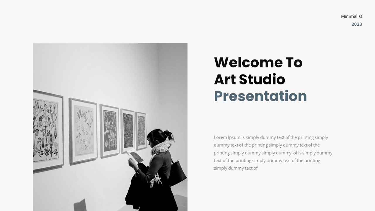 Art Gallery Presentation Template, Presentation Templates | GraphicRiver