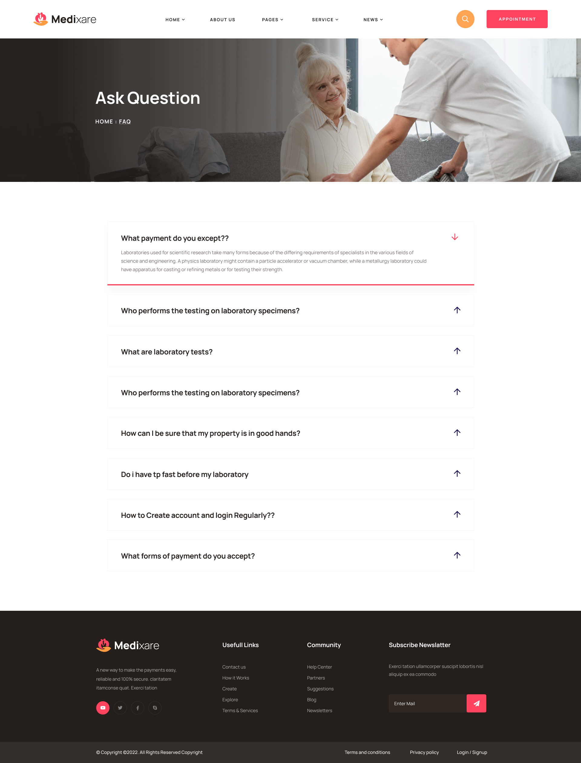 Medixare - NDIS Disability Service Figma Template by Theme_Pure ...