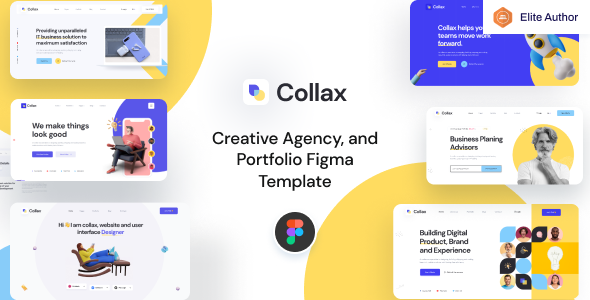 Collax - Creative Agency Figma Template by Theme_Pure | ThemeForest
