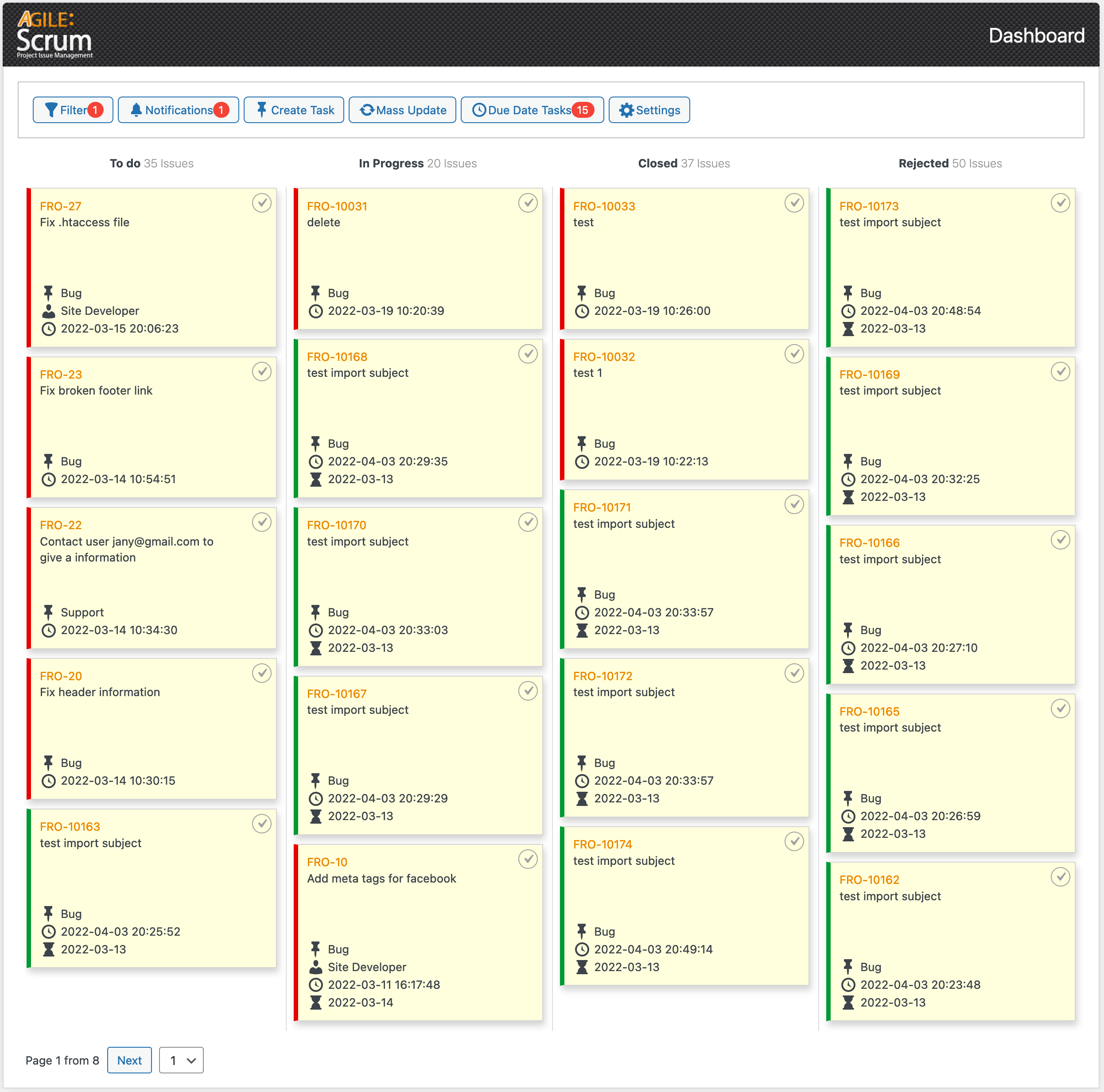 Agile Scrum - Project Issue Management by kirilkirkov | CodeCanyon