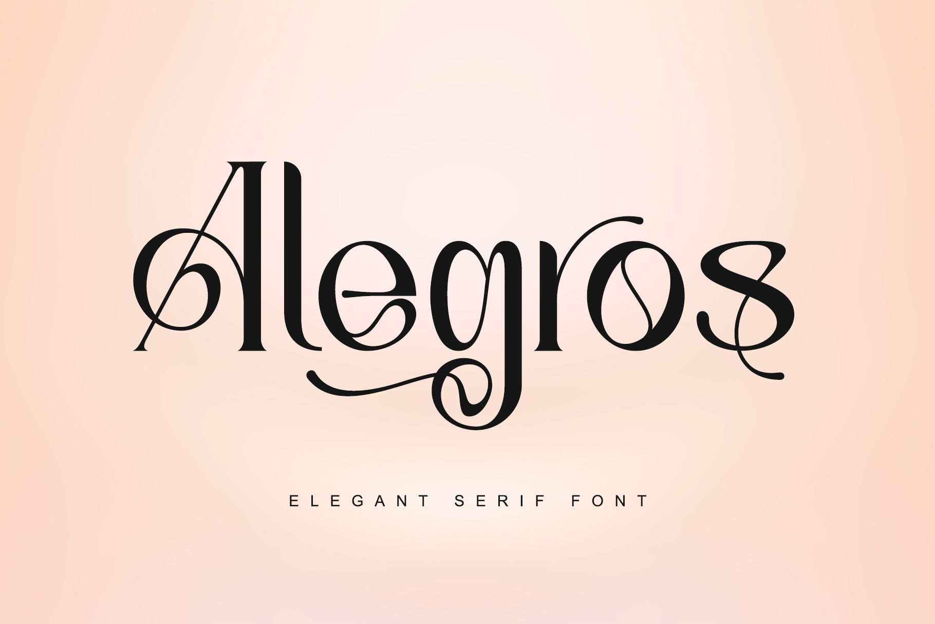 Alegros, Fonts | GraphicRiver