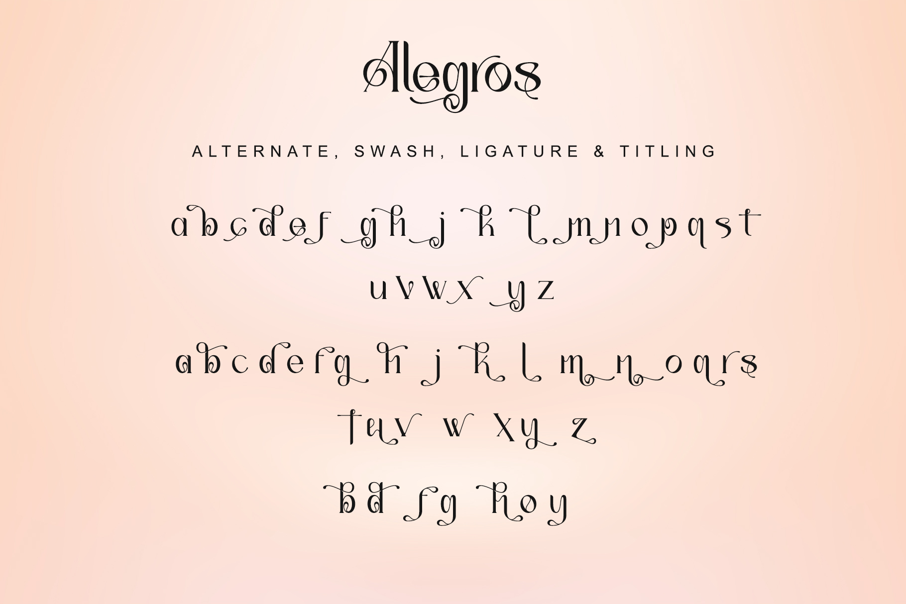 Alegros, Fonts | GraphicRiver