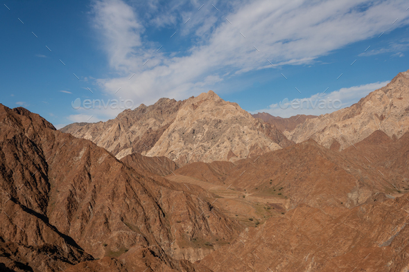 The Hajar Mountains in Sharjah Stock Photo by zambezi | PhotoDune