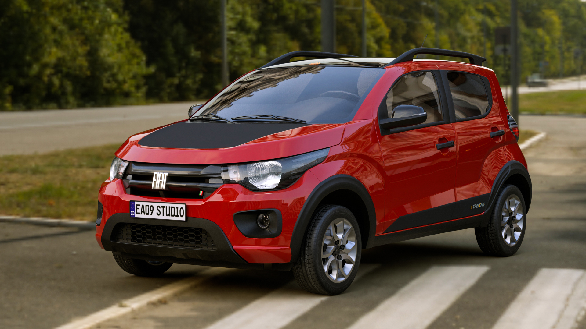 Fiat Mobi Trekking 2023 by EA09studio | 3DOcean