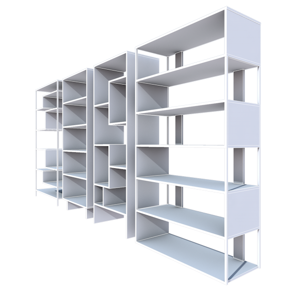 Modern Bookcase by nahar3d | 3DOcean