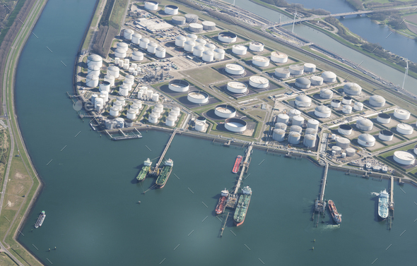 jettys at rotterdam europoort area Stock Photo by compuinfoto | PhotoDune