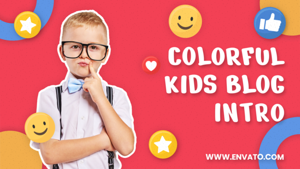 Kids Blog Intro (MOGRT), Premiere Pro Templates | VideoHive