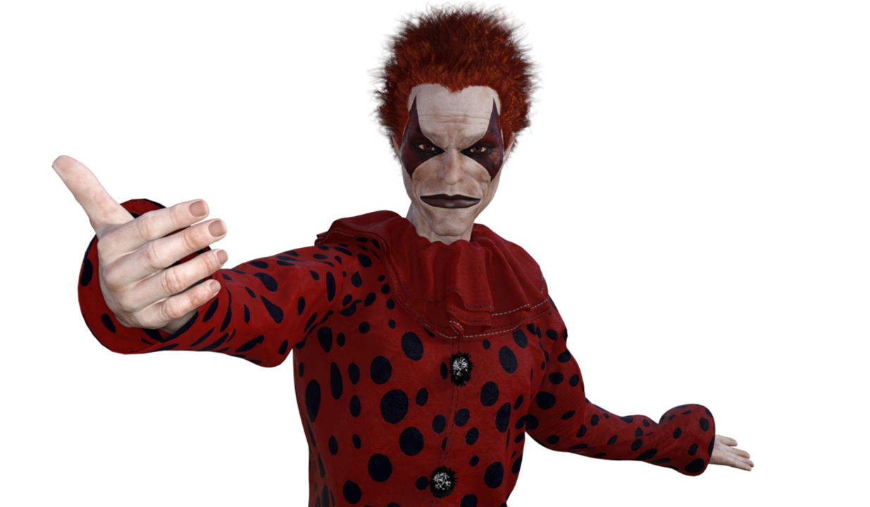 Killer Clown - Fully Rigged Avatar by ActivistNation | 3DOcean