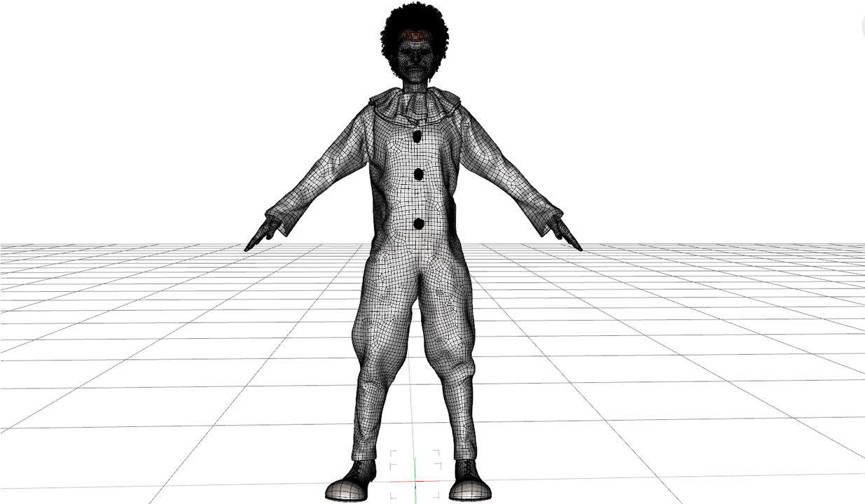 Killer Clown - Fully Rigged Avatar by ActivistNation | 3DOcean