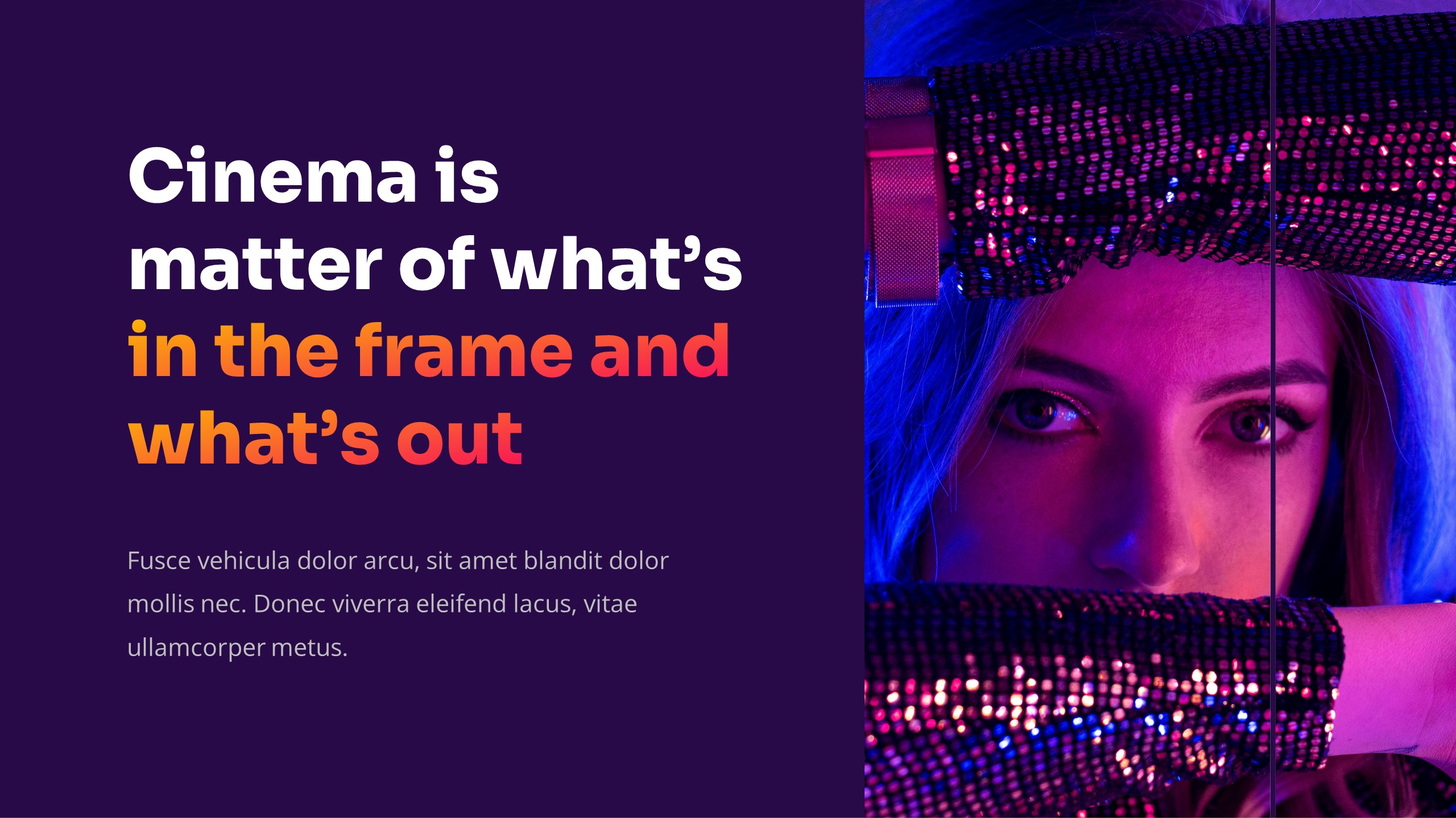 CINOPLEX - Movie Studio Powerpoint Template, Presentation Templates