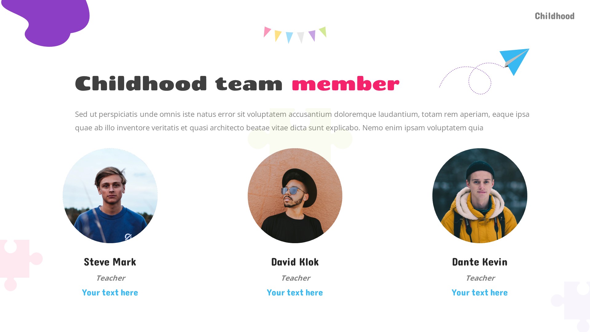 Childhood - PowerPoint Children's school & daycare template ...