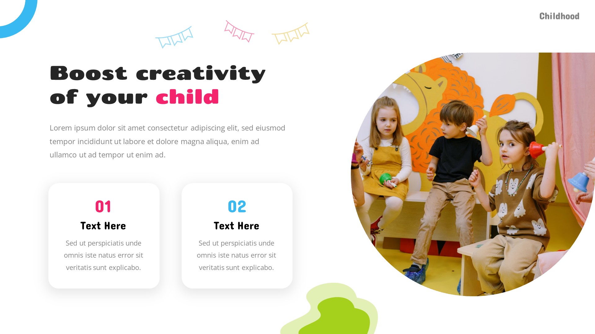 Childhood - PowerPoint Children's school & daycare template ...