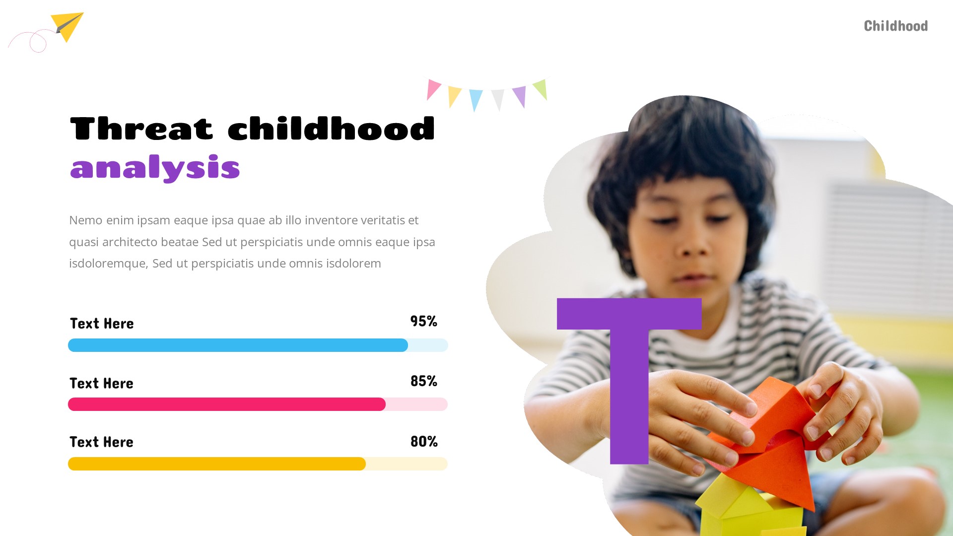 Childhood - PowerPoint Children's school & daycare template ...