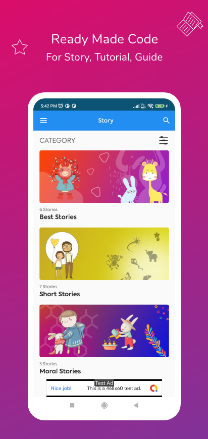 Story Template for Android with PHP Backend by ExpressTemplate | CodeCanyon