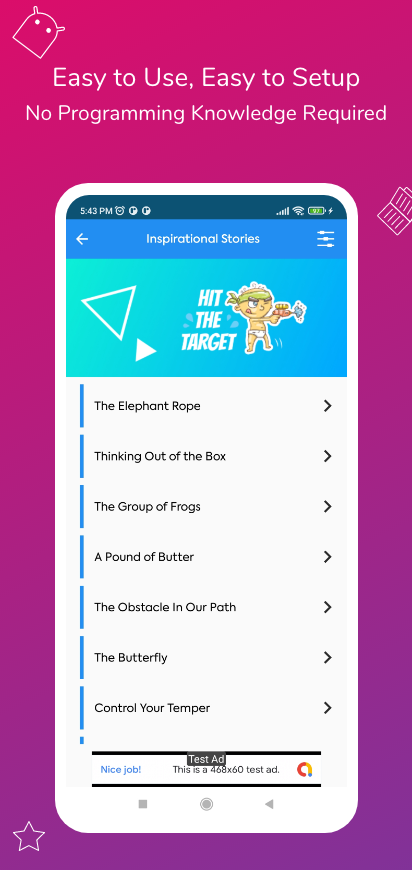 Story Template for Android with PHP Backend by ExpressTemplate | CodeCanyon