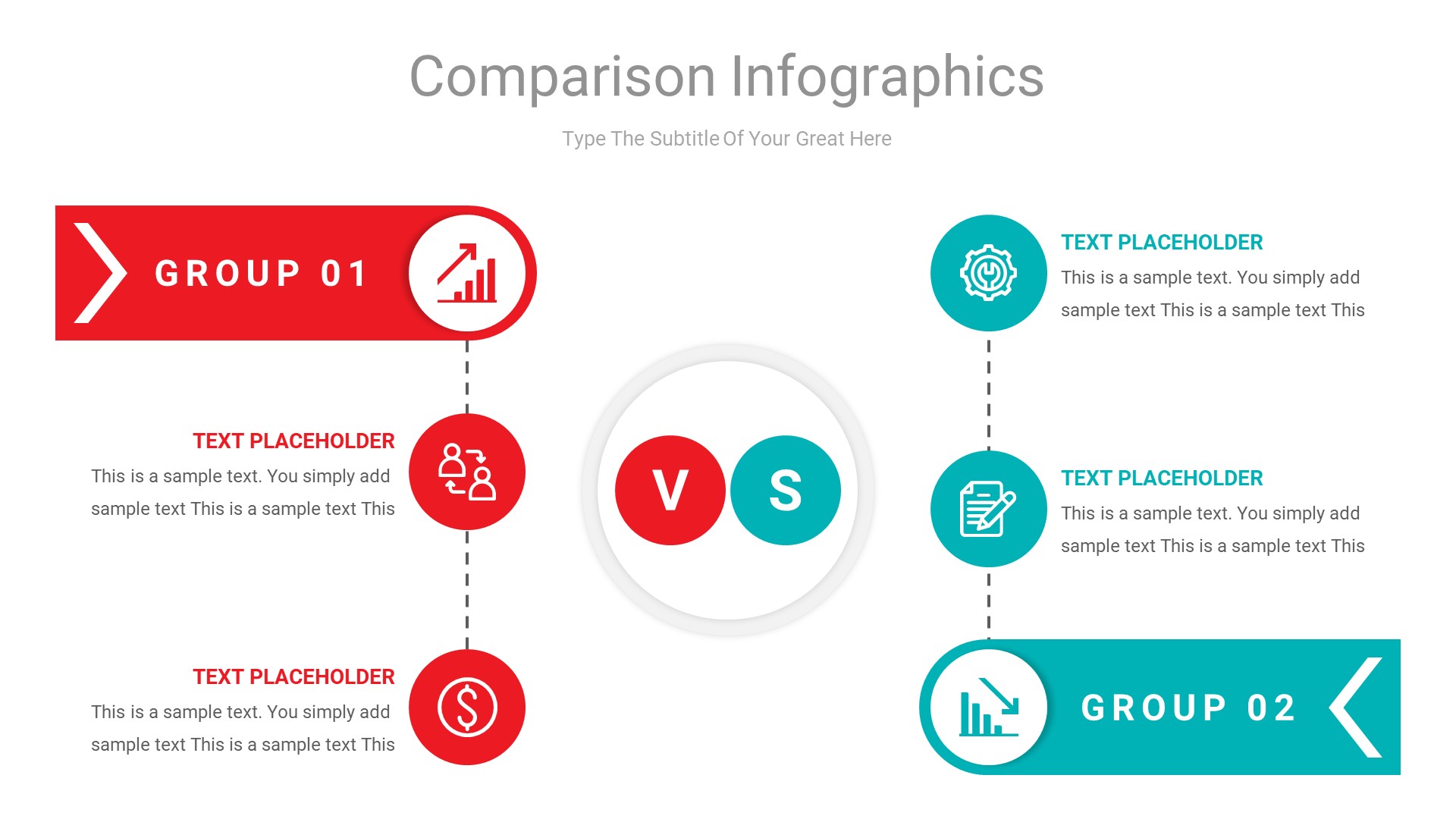 Comparison Infographics Google Slides Template Diagrams by SOOZ_ART