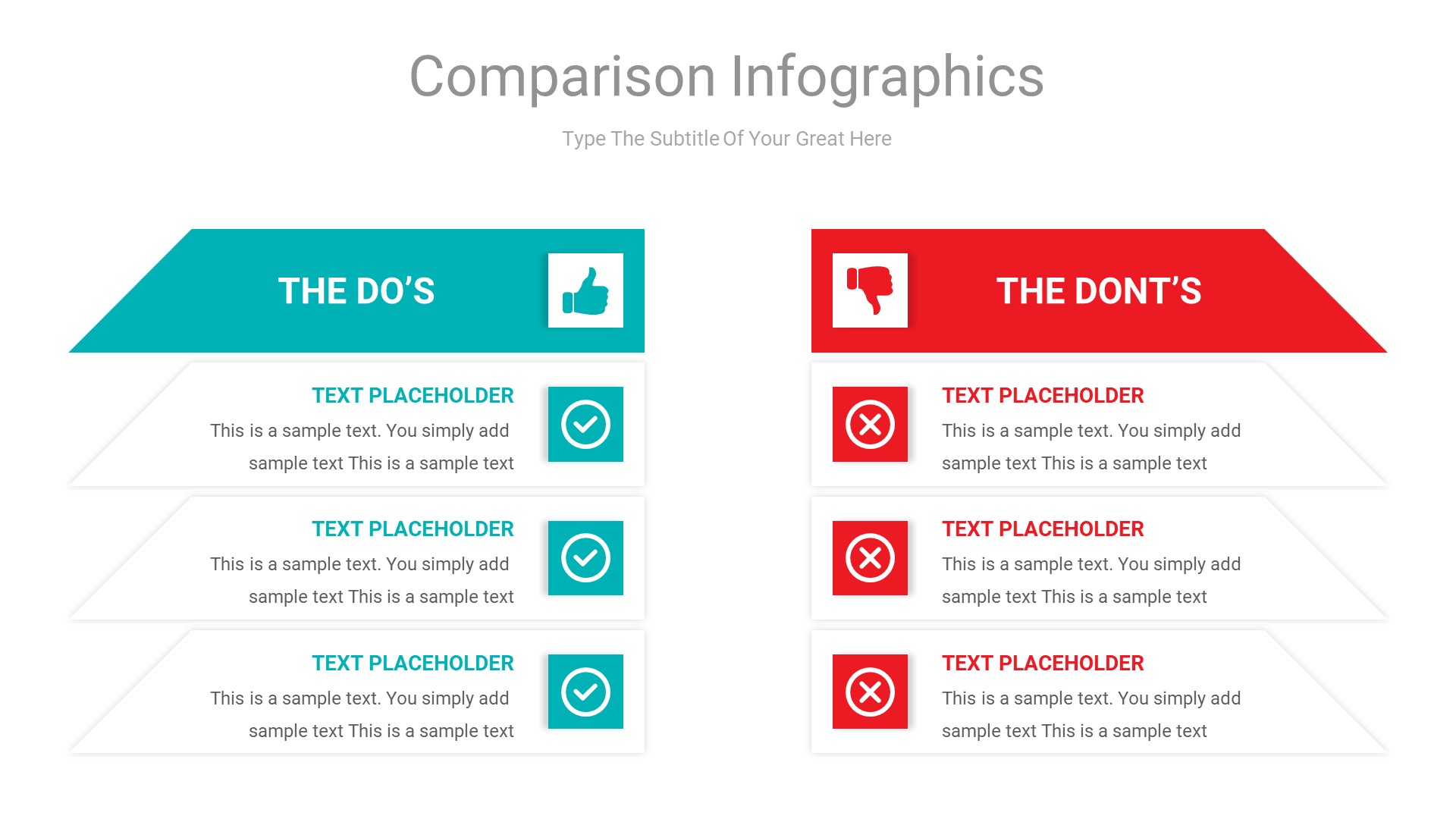 Comparison Infographics Google Slides Template Diagrams by SOOZ_ART