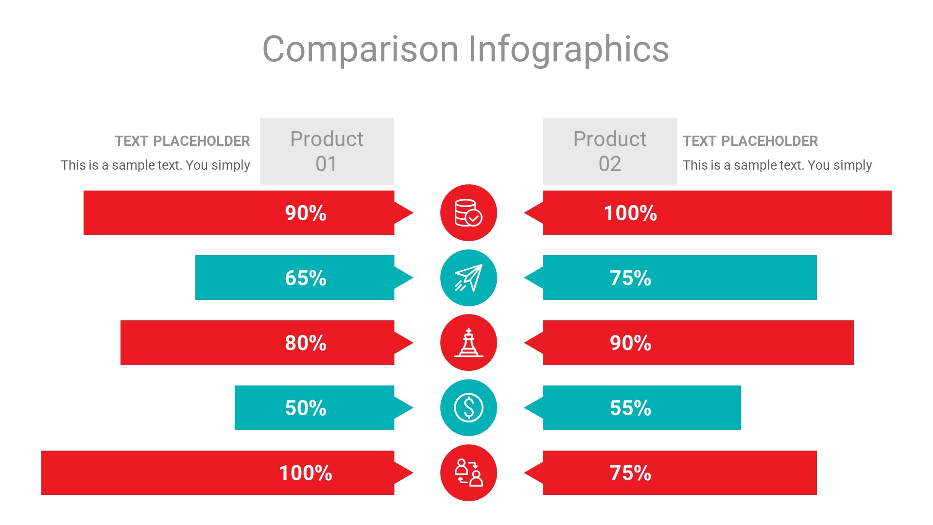 Comparison Infographics Google Slides Template Diagrams by SOOZ_ART