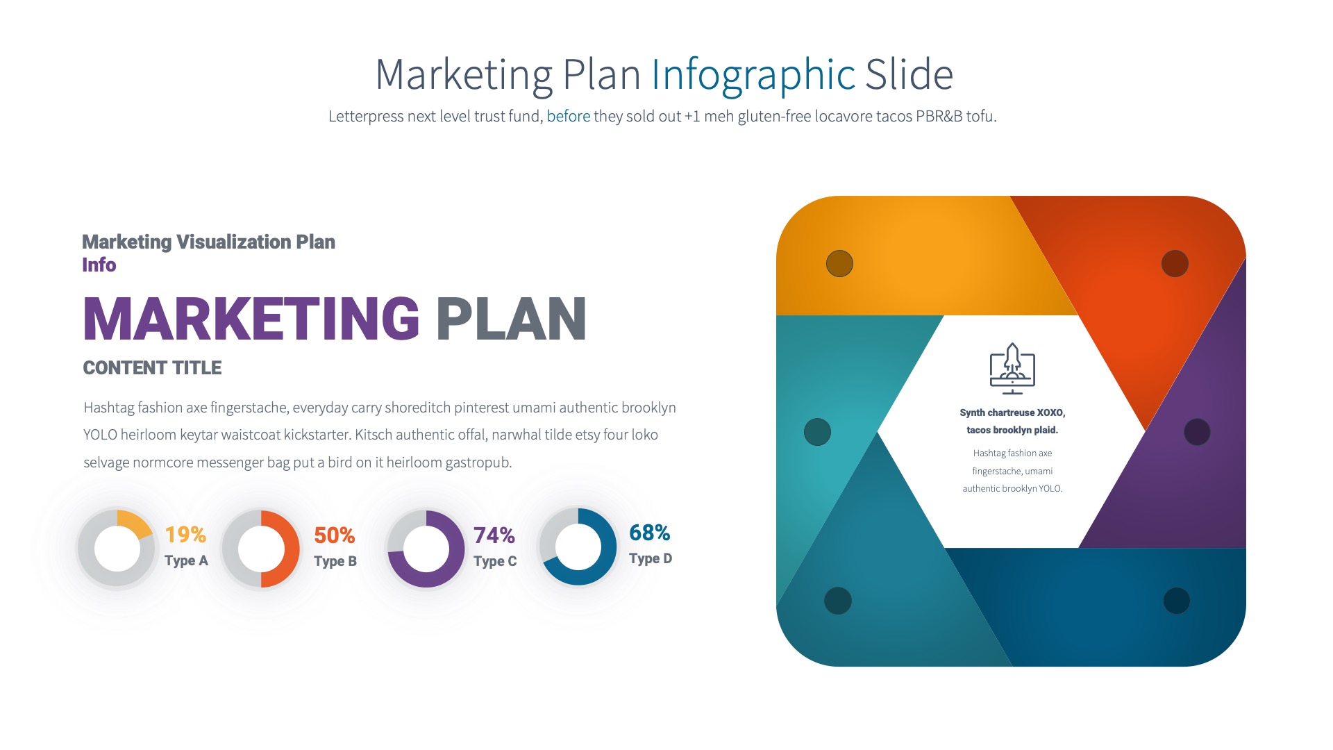 Marketing Plan - PowerPoint Infographics Slides, Presentation Templates