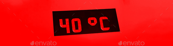 40 degree celsius heat wave due to climate change Stock Photo by ...