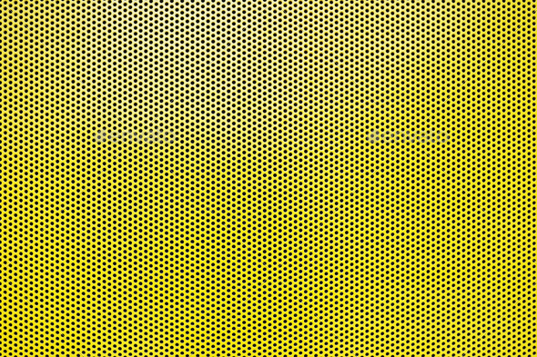 metal grate or perforated sheet metal painted yellow Stock Photo by ...