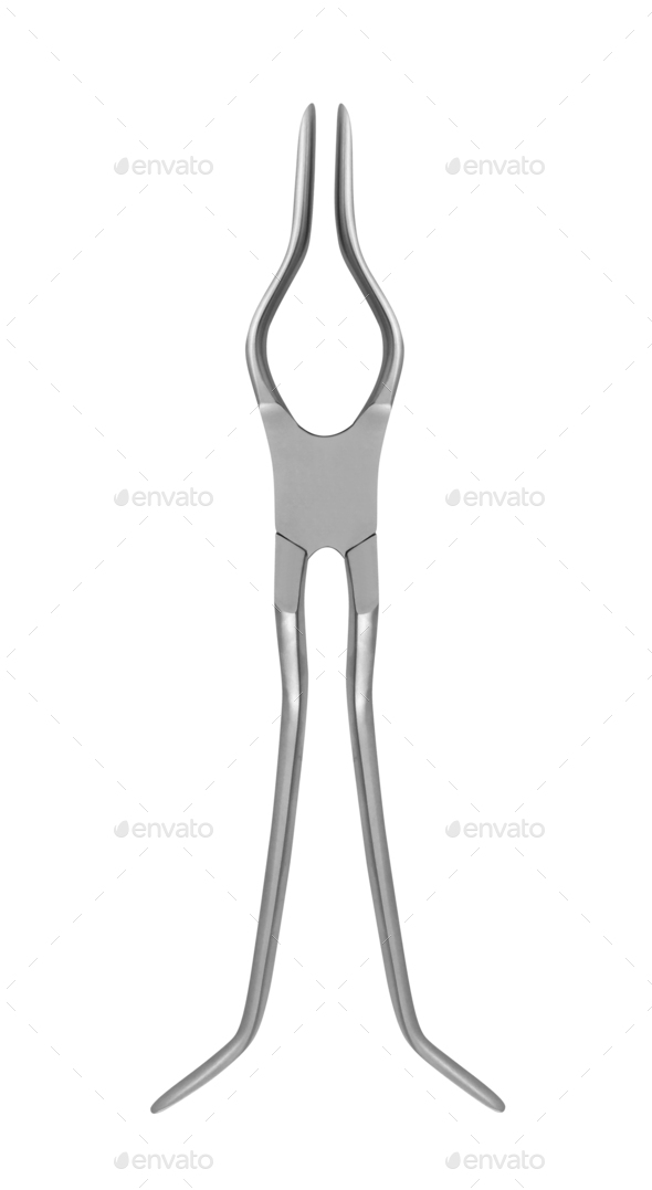 Medical clamp isolated on white Stock Photo by photobalance | PhotoDune