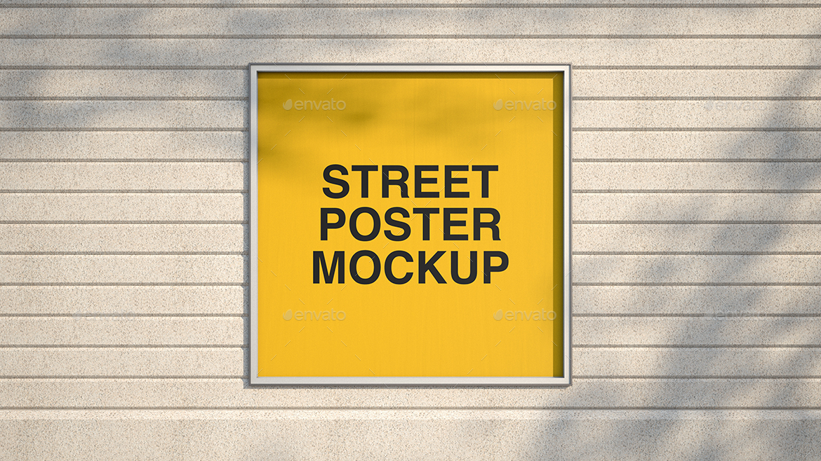 Street Poster Mockup Set, Graphics | GraphicRiver