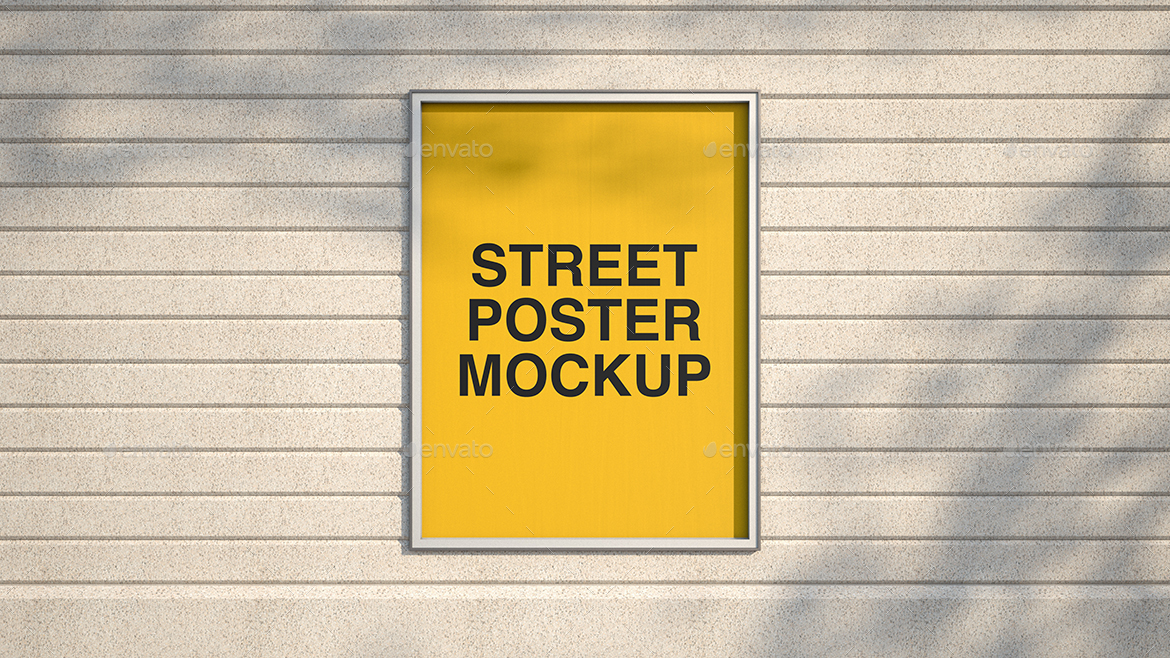 Street Poster Mockup Set, Graphics | GraphicRiver