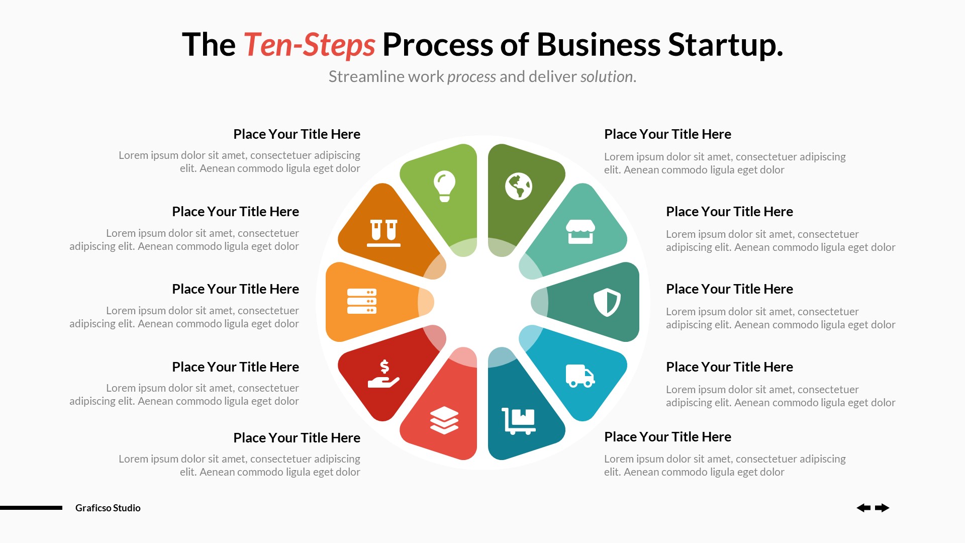 Business Cycle Infographics PowerPoint Template by graficso | GraphicRiver
