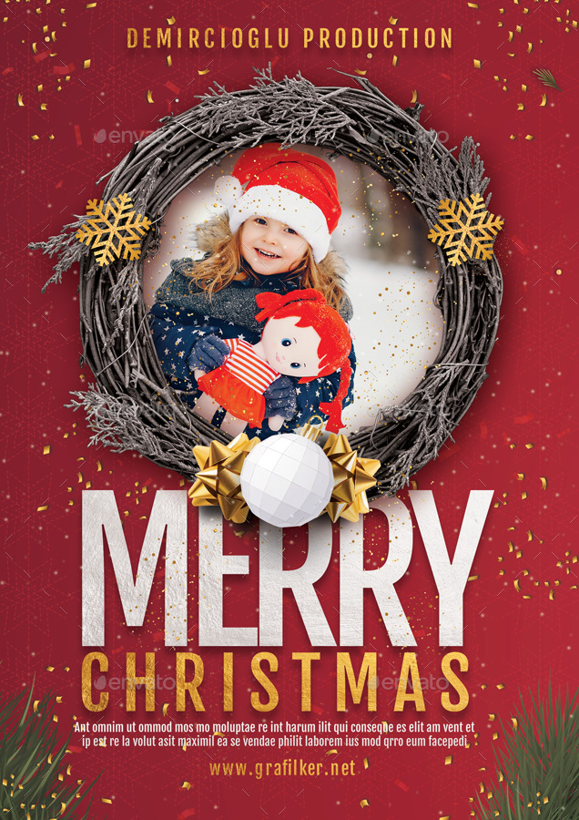 Christmas Flyer Templates, Print Templates | GraphicRiver
