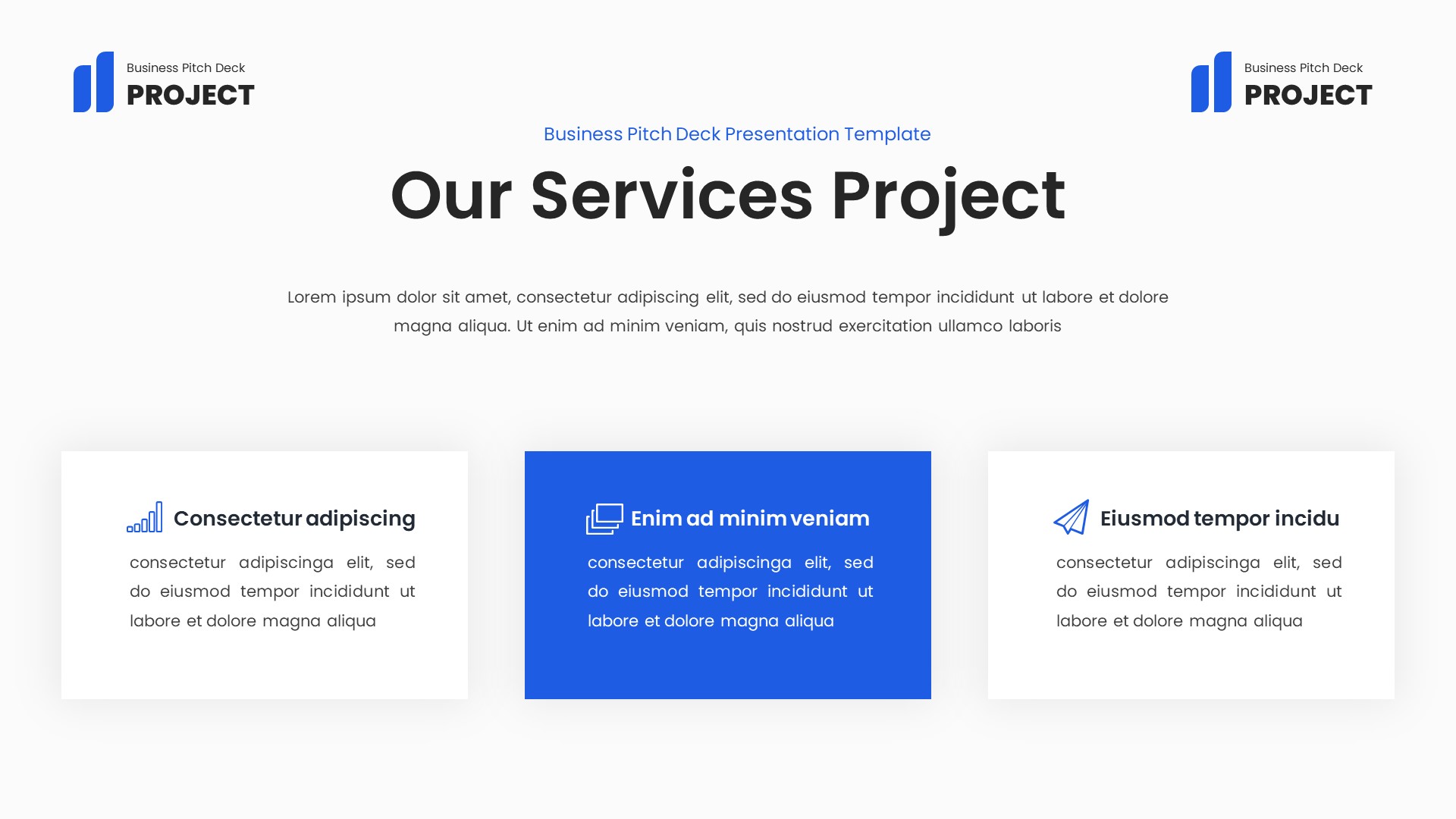 Project - Pitch Deck Powerpoint Template, Presentation Templates ...