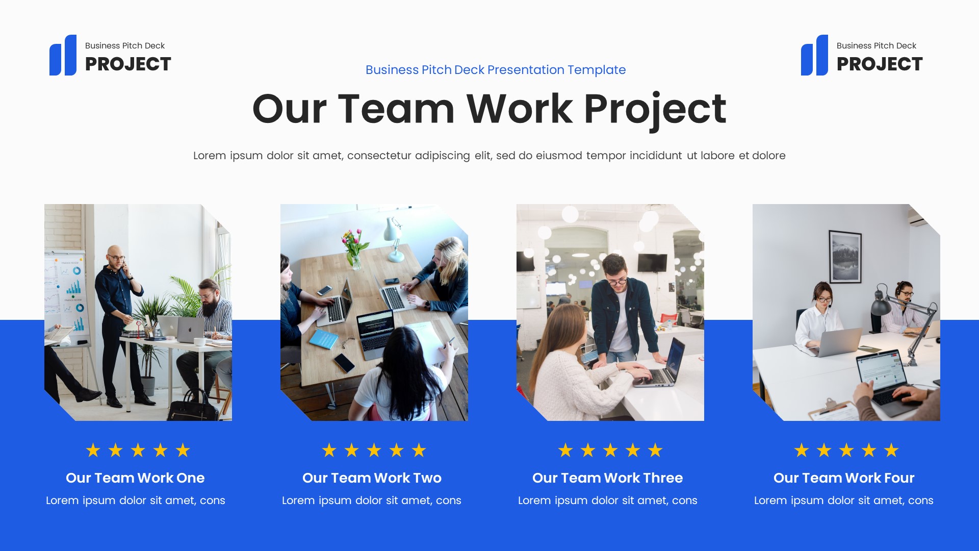 Project - Pitch Deck Powerpoint Template, Presentation Templates ...