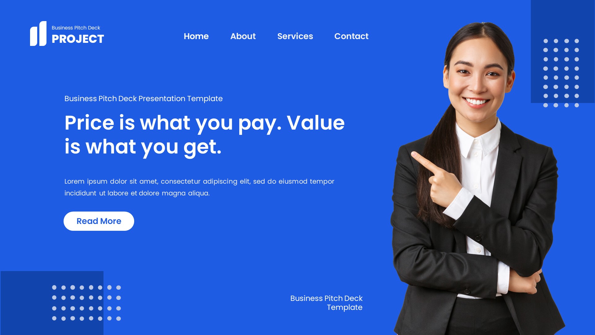 Project - Pitch Deck Powerpoint Template, Presentation Templates ...