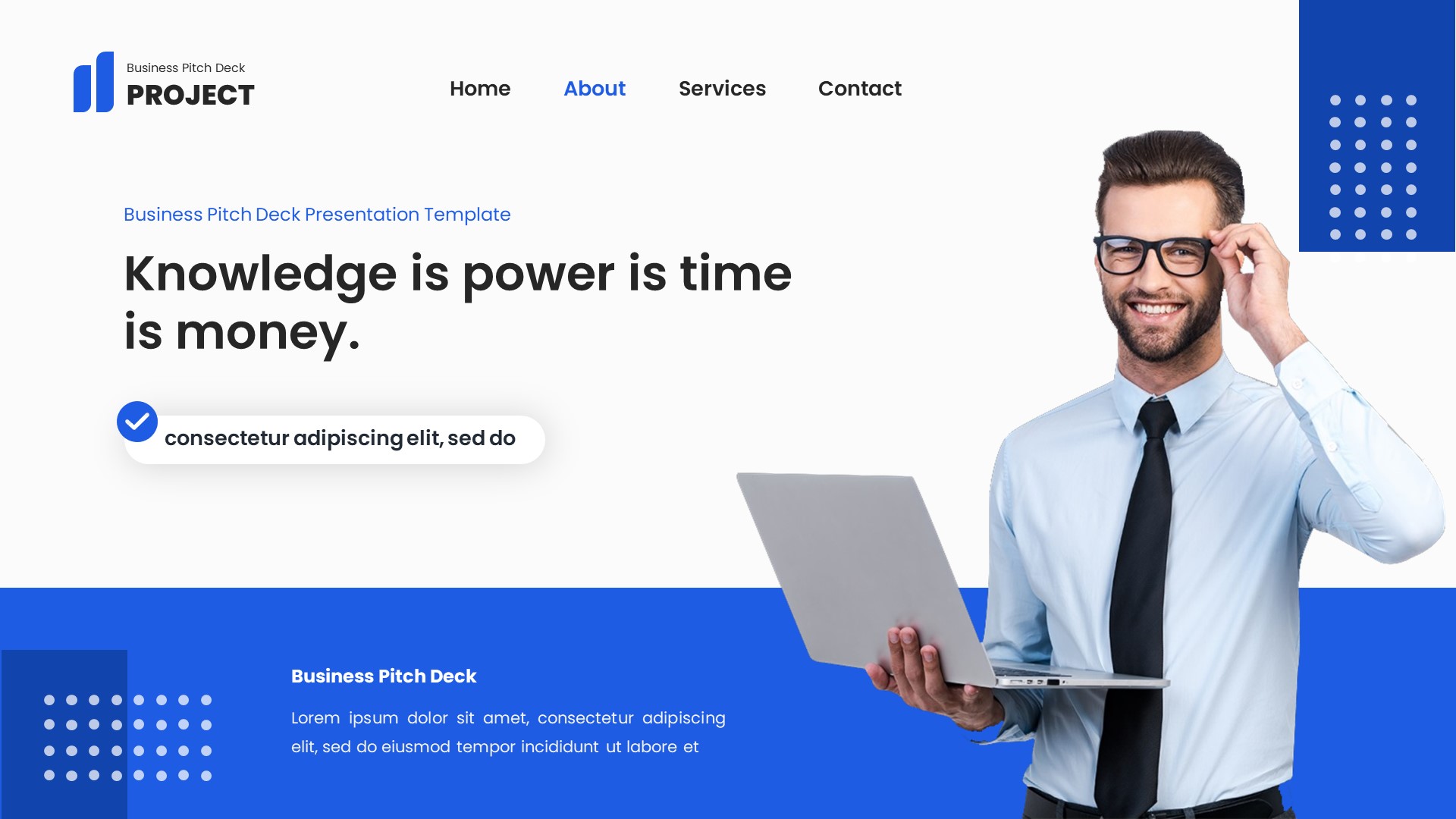 Project - Pitch Deck Powerpoint Template, Presentation Templates ...