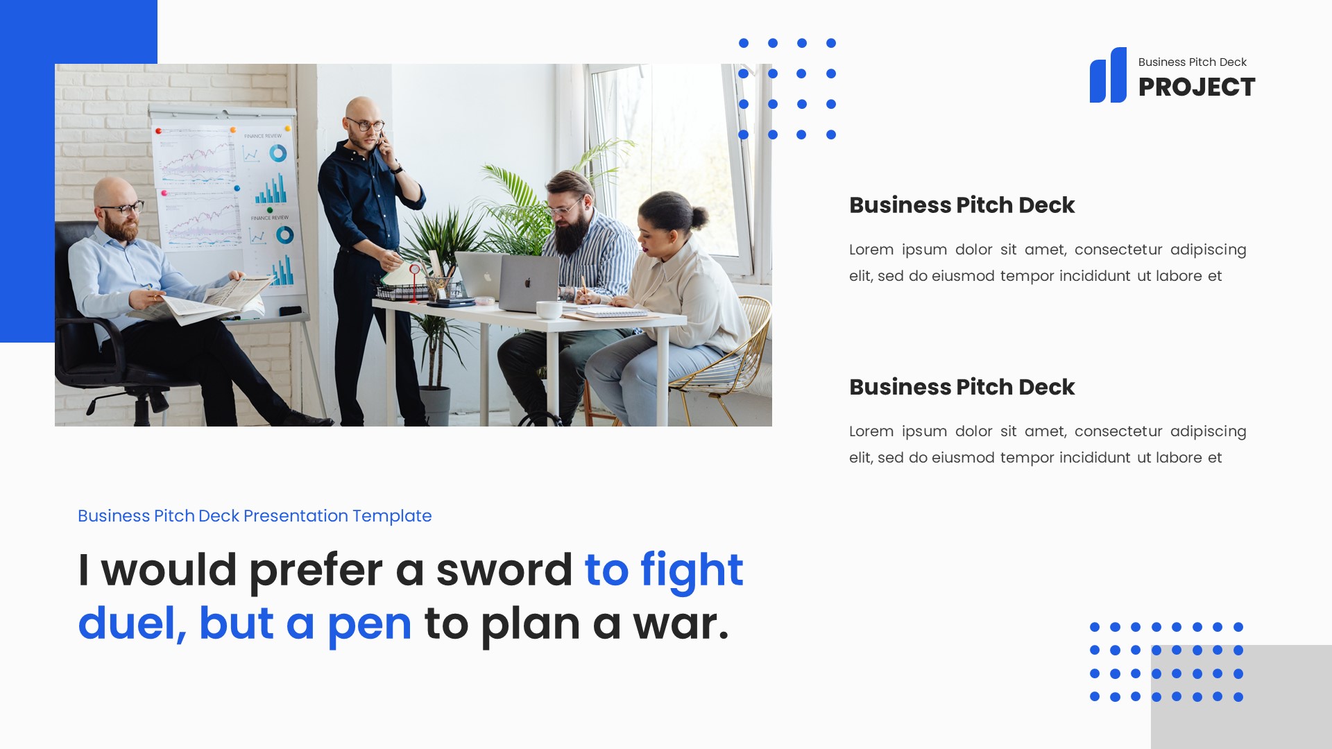 Project - Pitch Deck Keynote Template, Presentation Templates ...