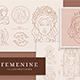 Line art women illustrations set, Graphics | GraphicRiver
