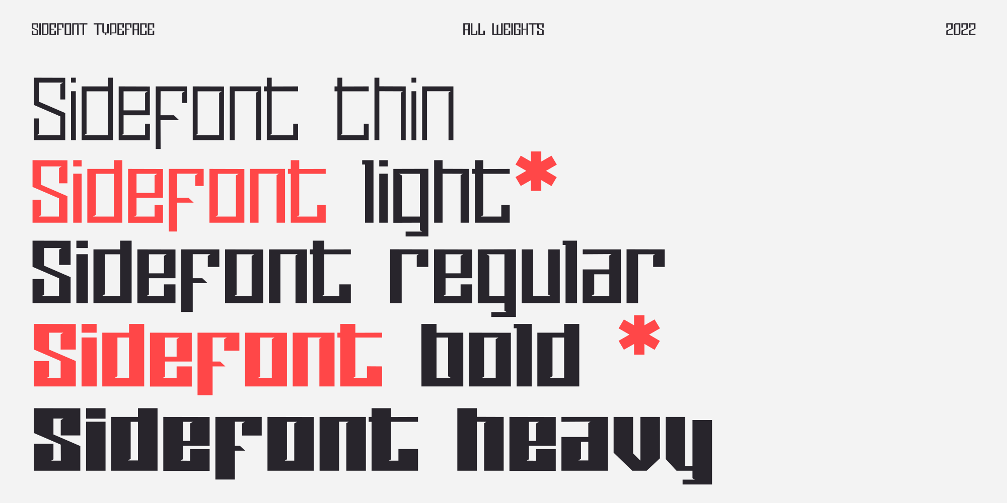 Sidefont, Fonts | GraphicRiver