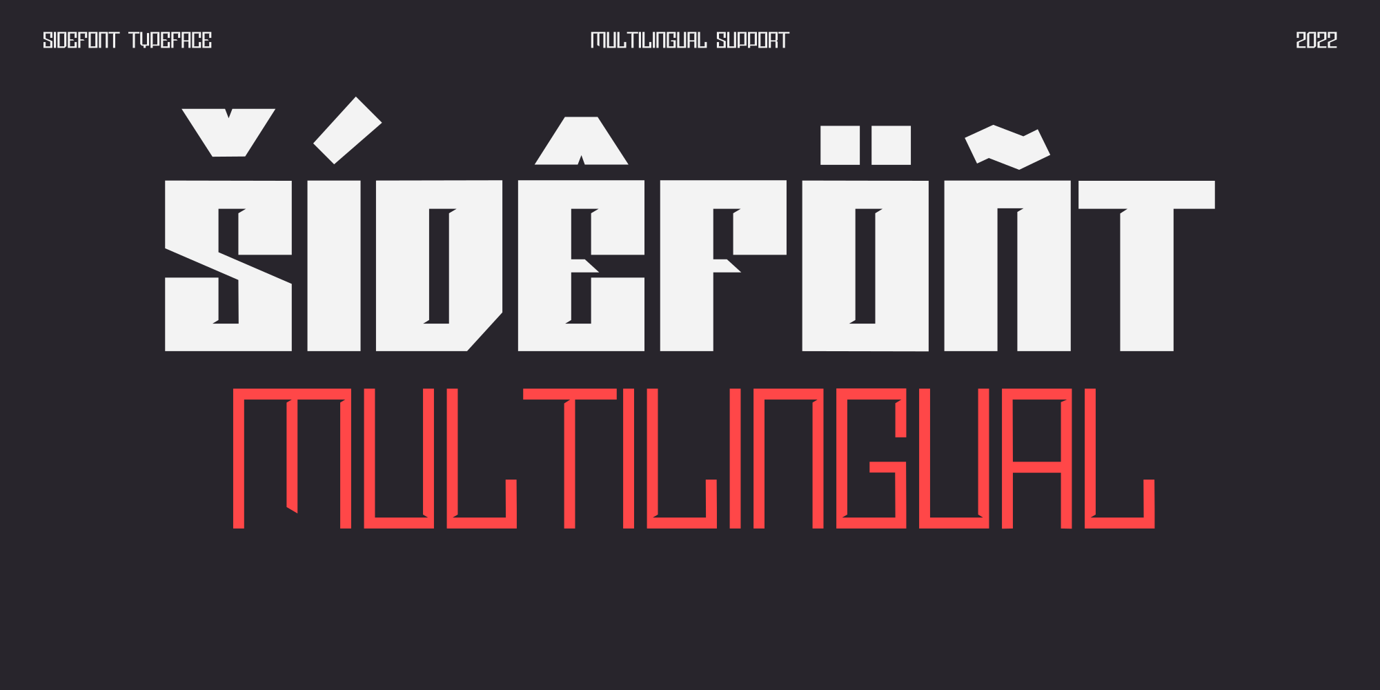 Sidefont, Fonts | GraphicRiver