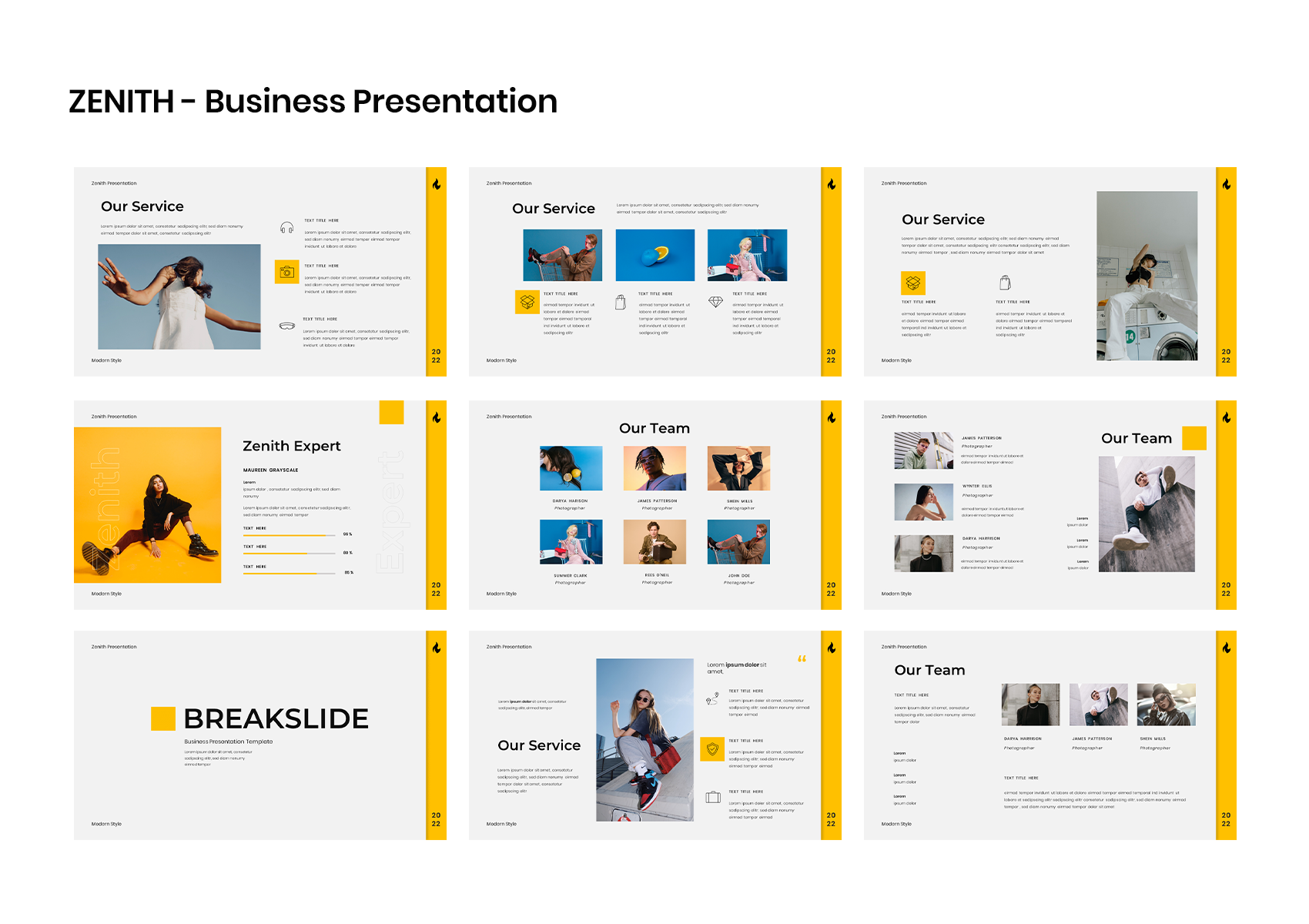Zenith – Business PowerPoint Template, Presentation Templates ...