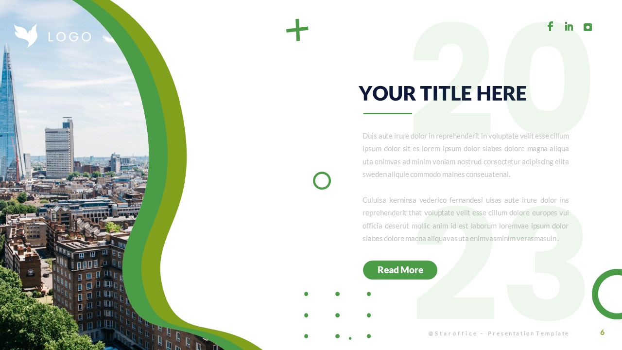 Flash Glow - Powerpoint Template Business Plan, Presentation Templates