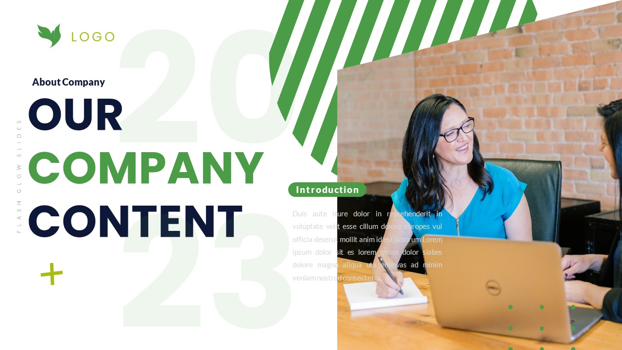 Flash Glow - Powerpoint Template Business Plan, Presentation Templates