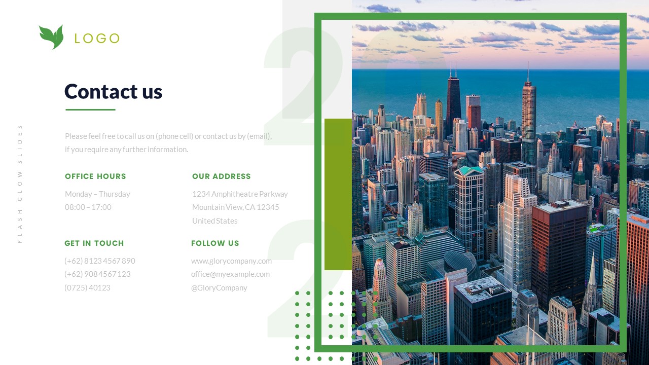 Flash Glow - Powerpoint Template Business Plan, Presentation Templates