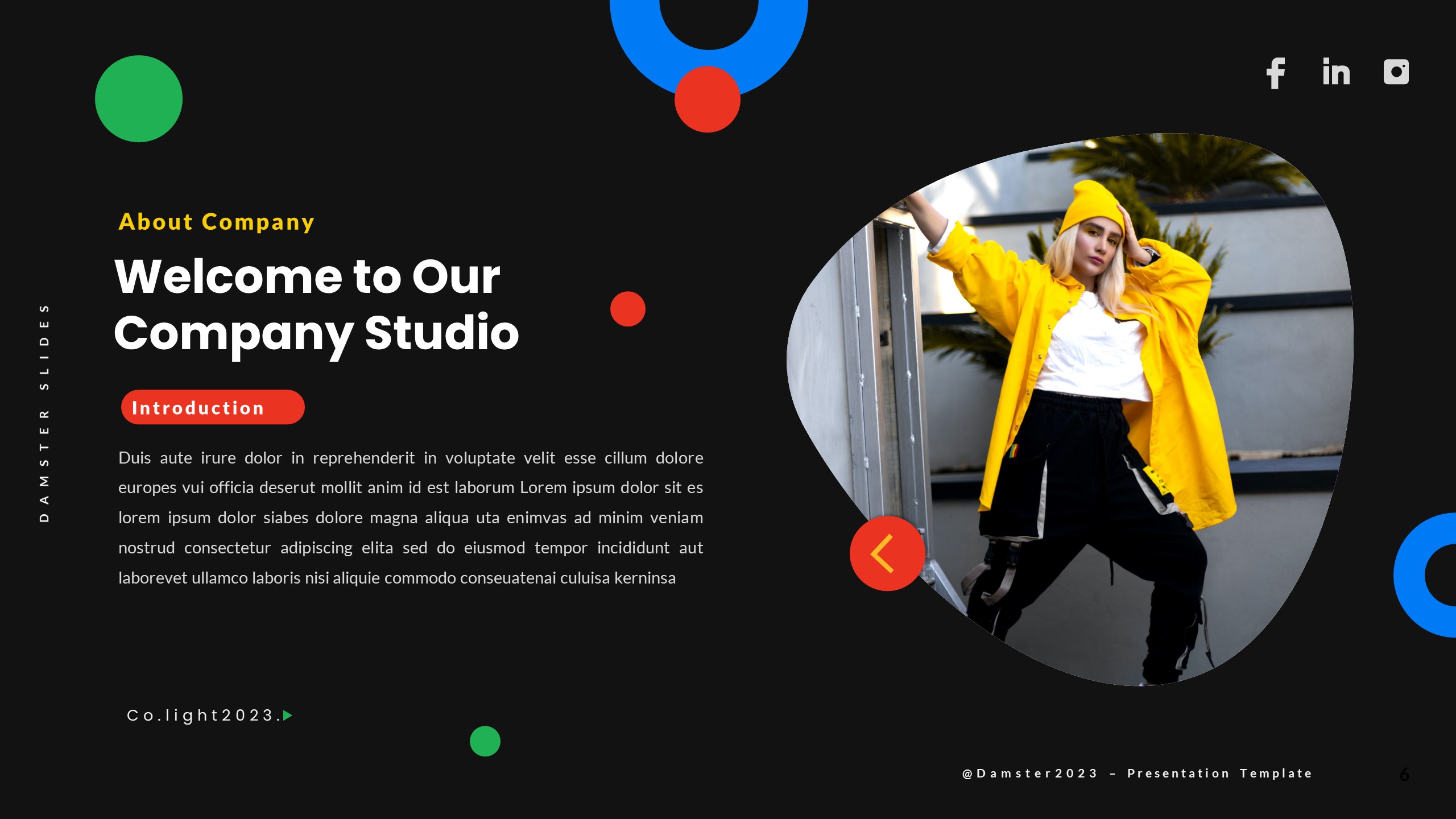Damster Slides - Modern Powerpoint Presentation Template, Presentation ...