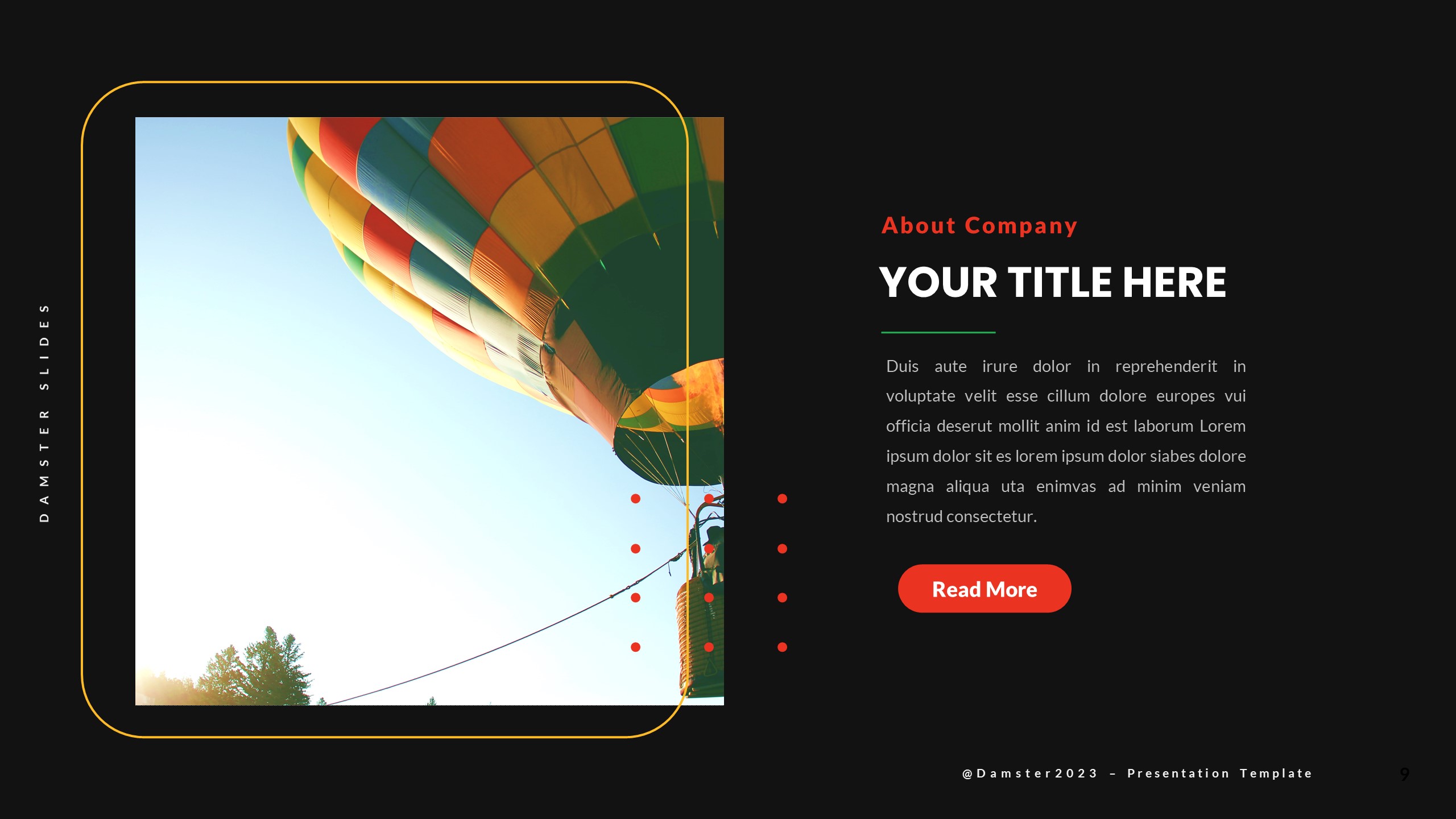 Damster Slides - Modern Powerpoint Presentation Template, Presentation ...