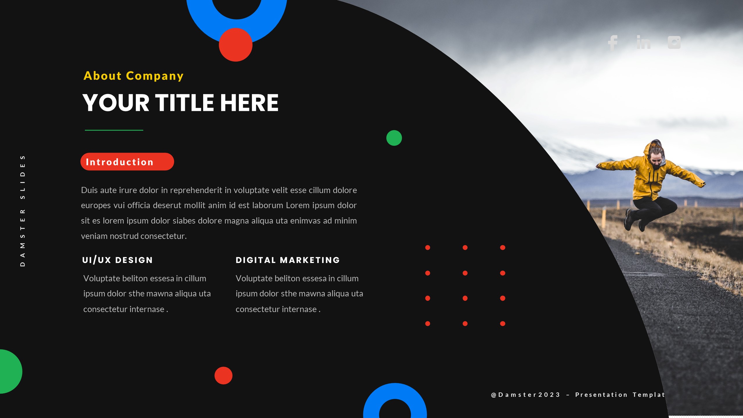 Damster Slides - Modern Powerpoint Presentation Template, Presentation ...