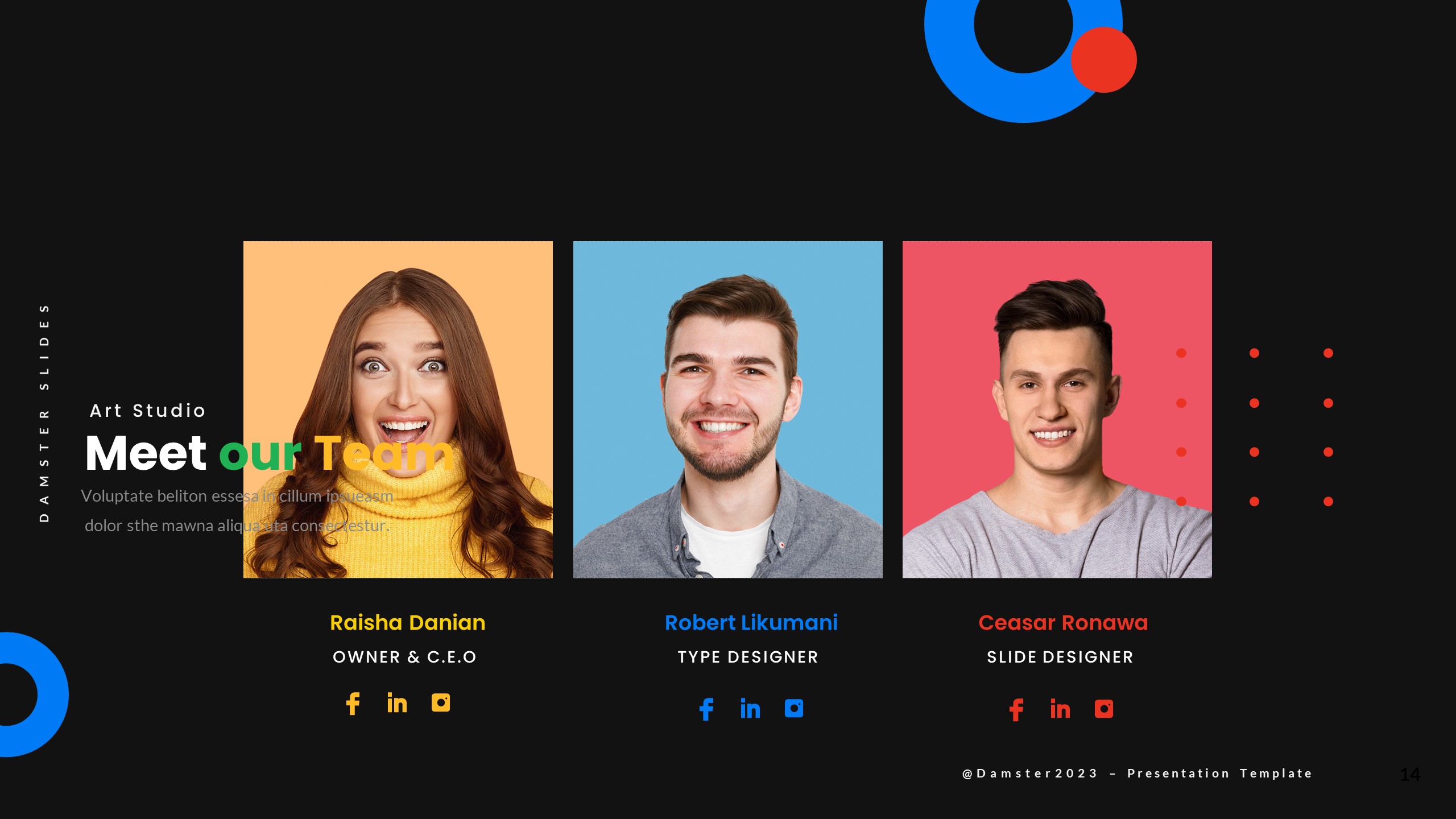 Damster Slides - Modern Powerpoint Presentation Template, Presentation ...