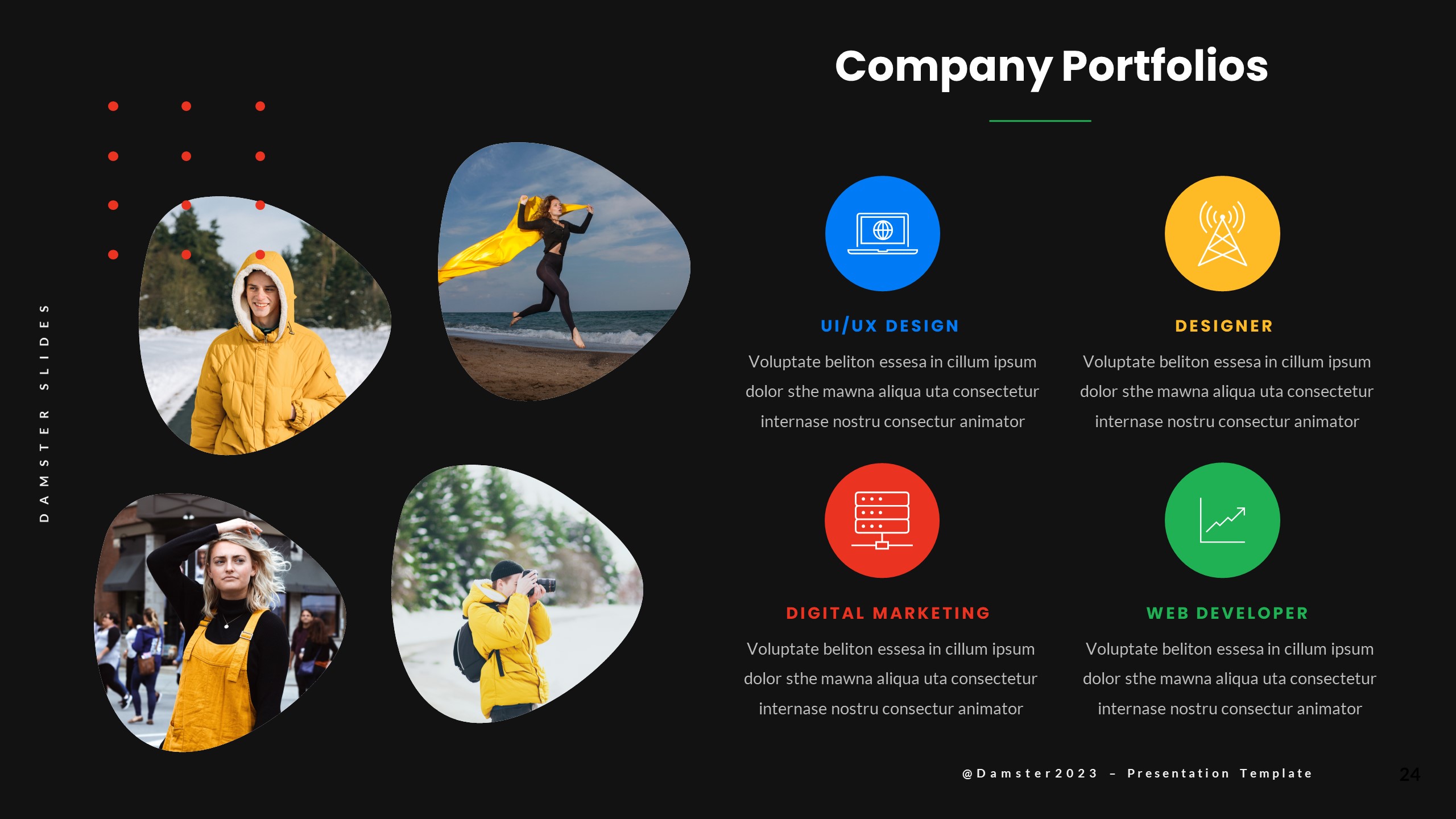 Damster Slides - Modern Powerpoint Presentation Template, Presentation ...