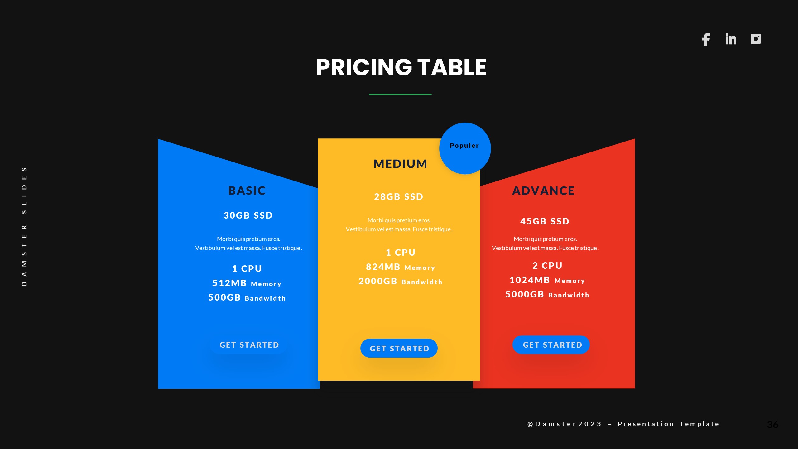 Damster Slides - Modern Powerpoint Presentation Template, Presentation ...